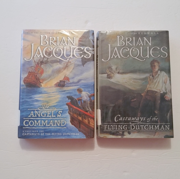 Games | 2 Brian Jacques Books Castaways Of The Flying Dutchman | Poshmark